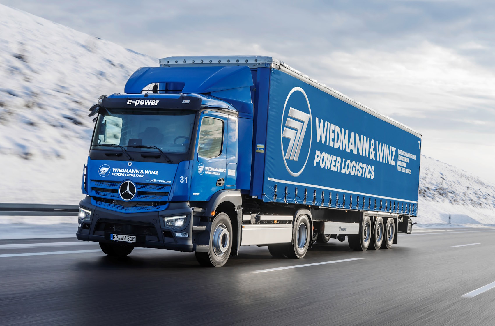 Erste Elektro-Sattelzugmaschine | Wiedmann & Winz Power Logistics